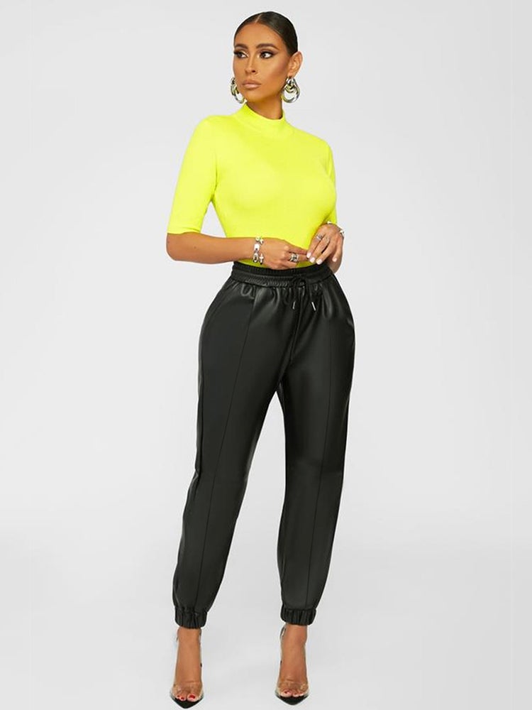 PU Leather Pants